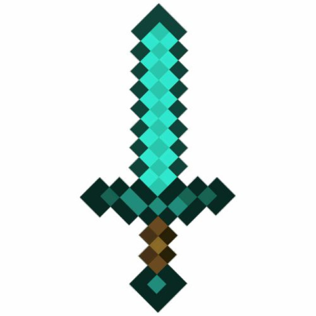 Aplique Minecraft (espada)